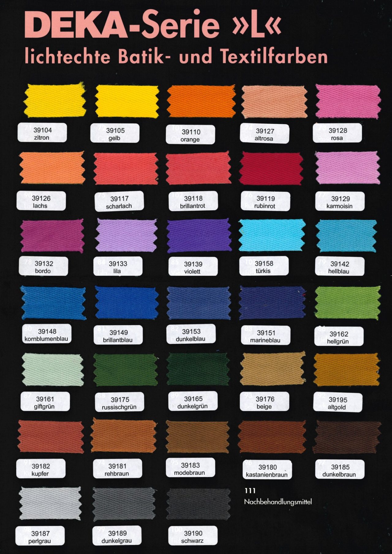 DEKA Serie “L”, Colori per tingere la stoffa e la tecnica del Batik da ...