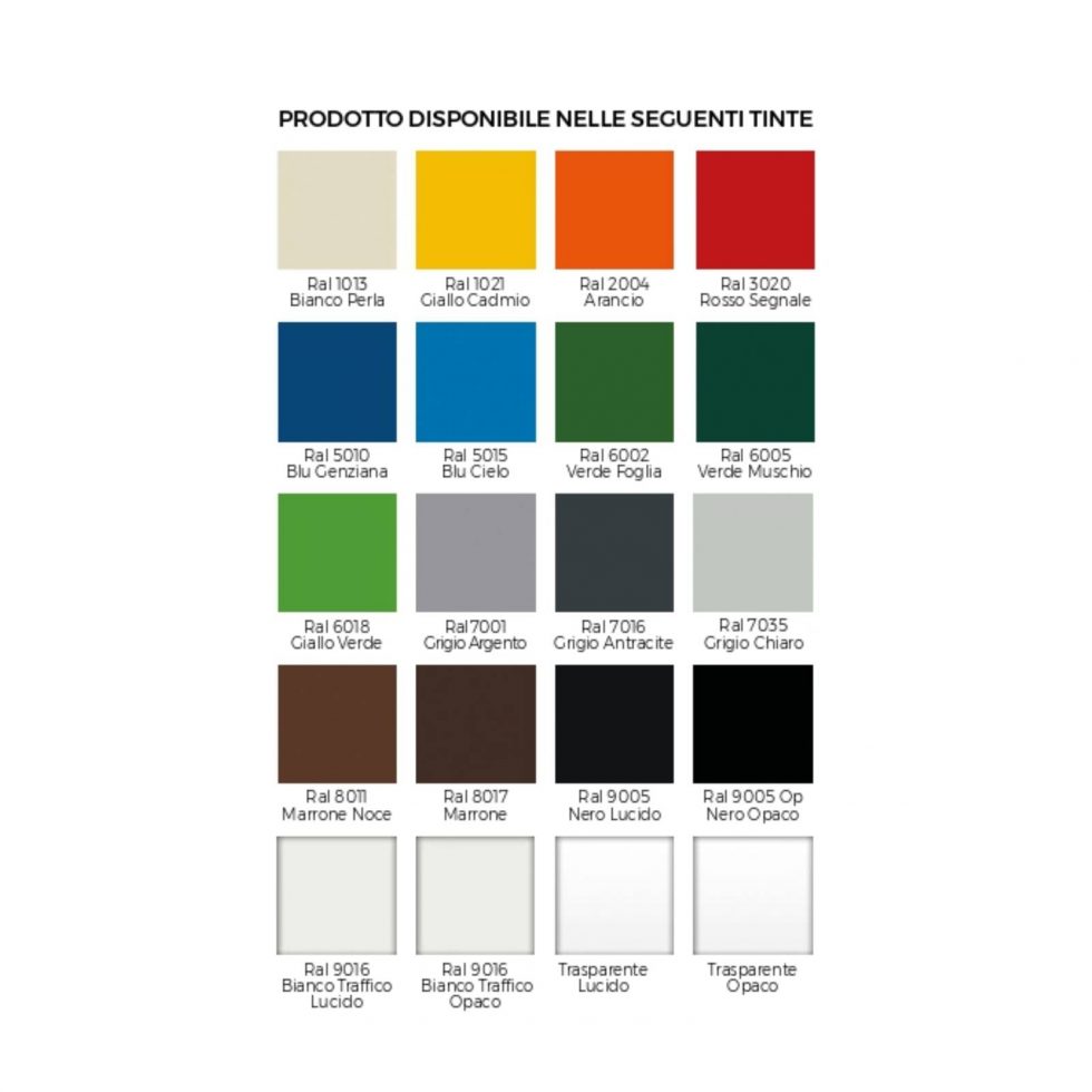 Tinte RAL a pennello TALKEN - Pellegrini Brera - La Bottega d’Arte di ...